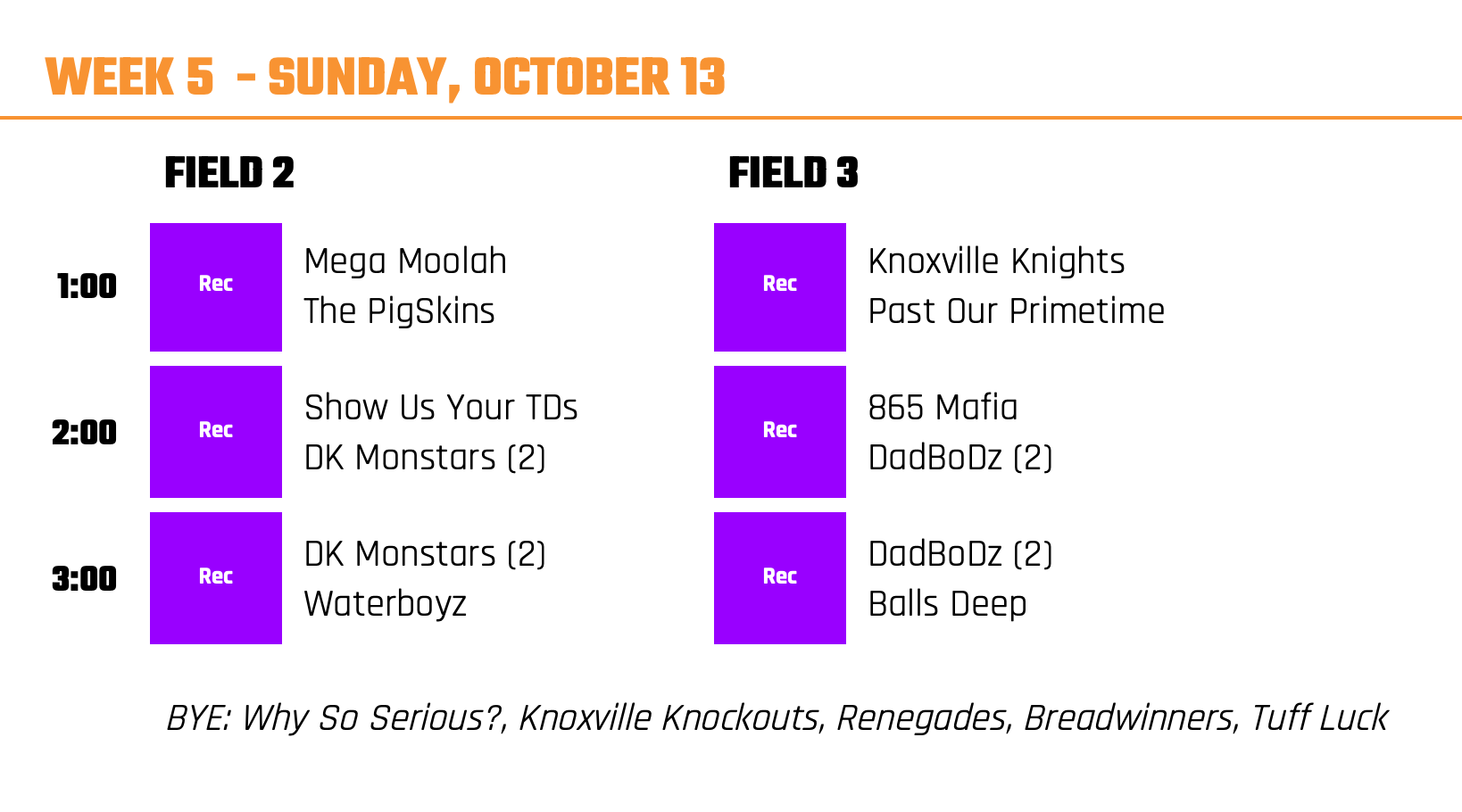 Knoxville Flag Football League | Home of the Knoxville Flag Football ...