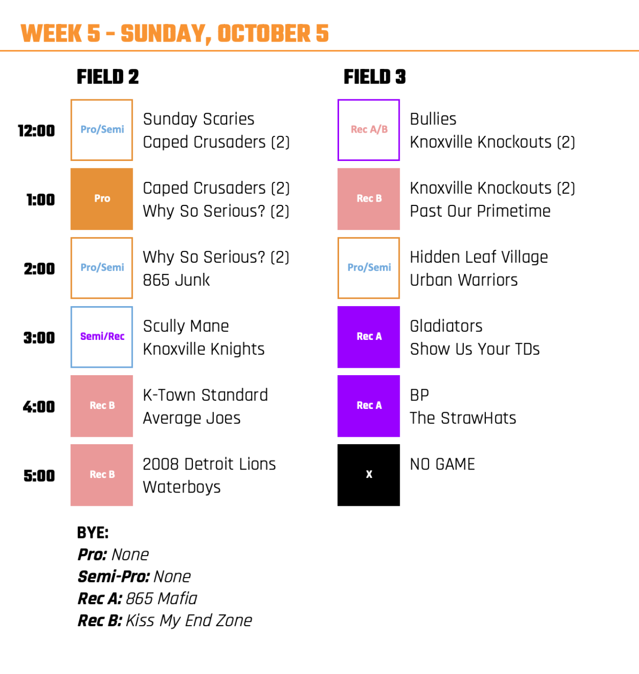 Knoxville Flag Football League | Home of the Knoxville Flag Football ...